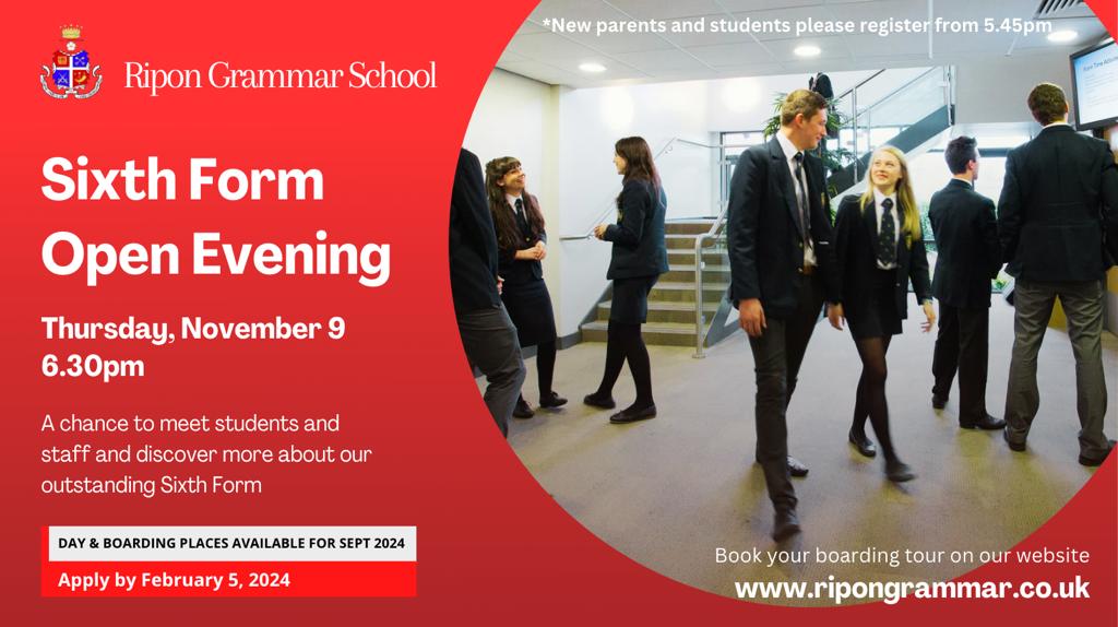 Welcome to Ripon Grammar School's website